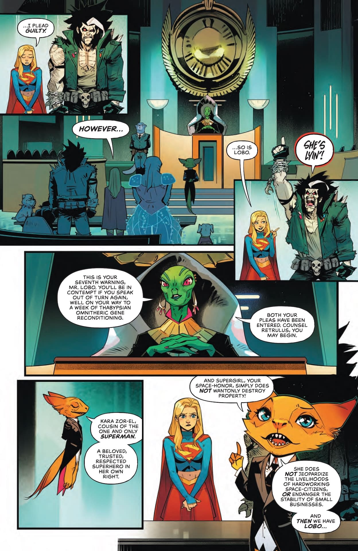 Summer of Supergirl Special #1 Preview: Lobo Crashes the Party