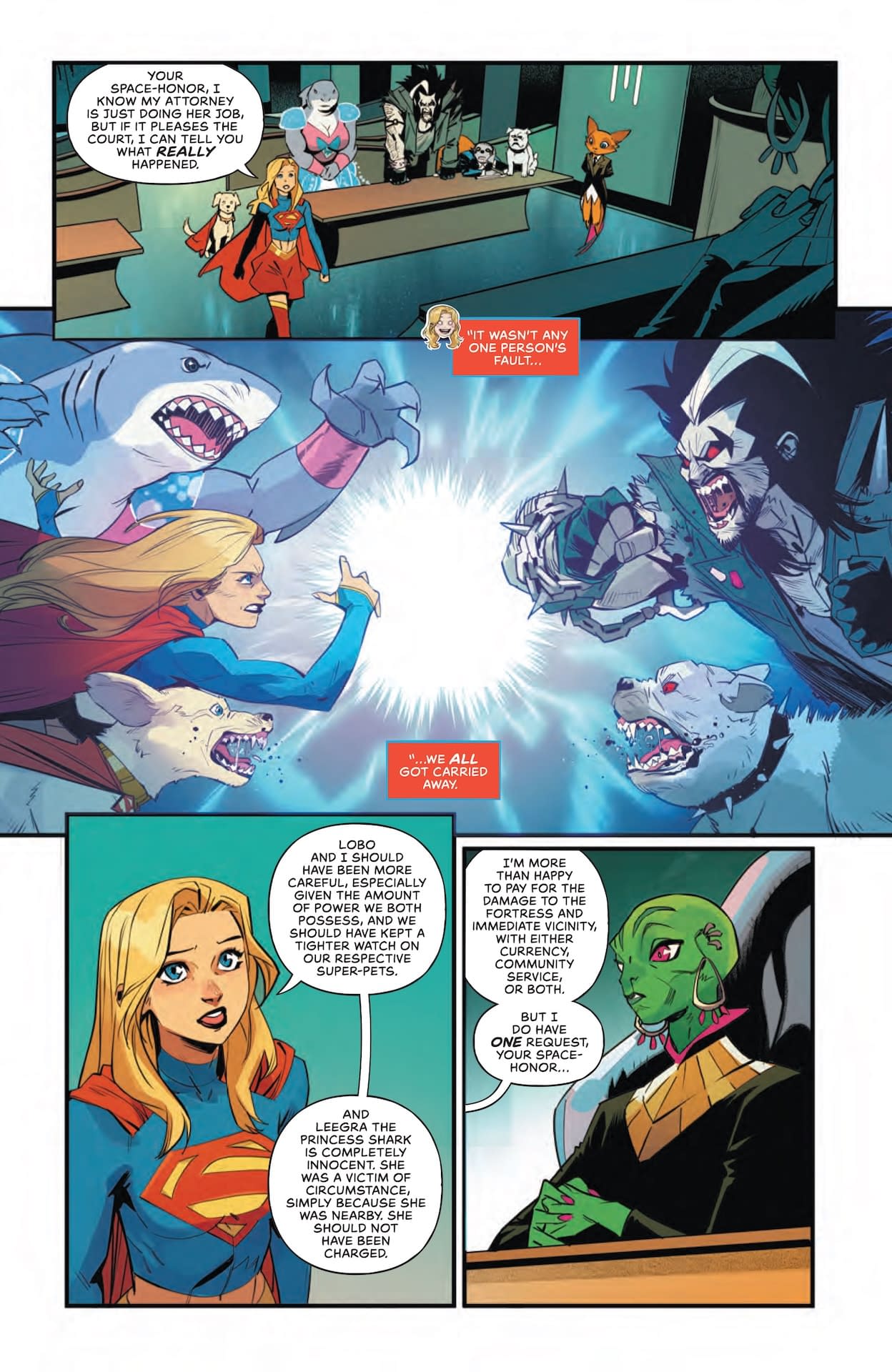 Summer of Supergirl Special #1 Preview: Lobo Crashes the Party