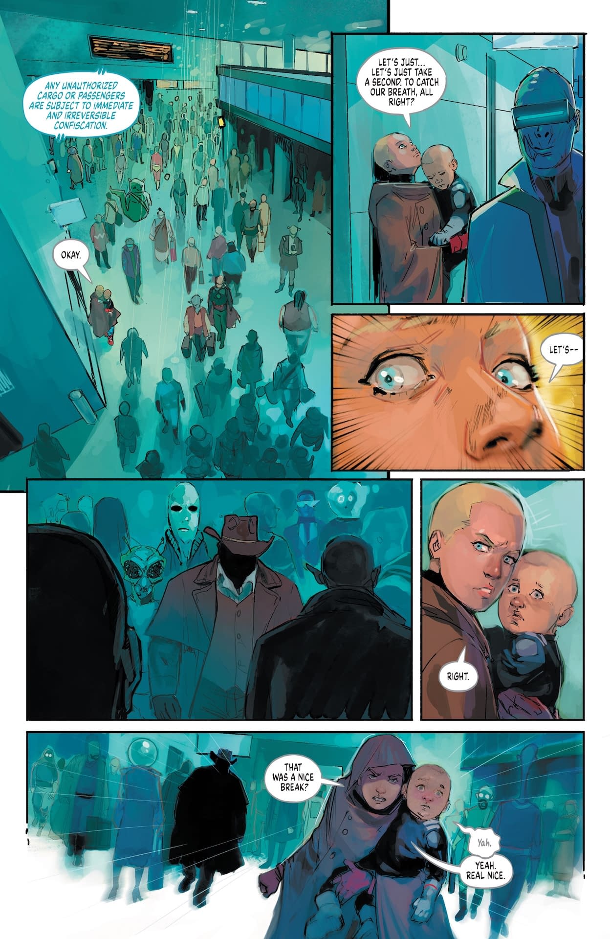 Supergirl: Survive #2 Preview: Space Travel with a Screaming Baby