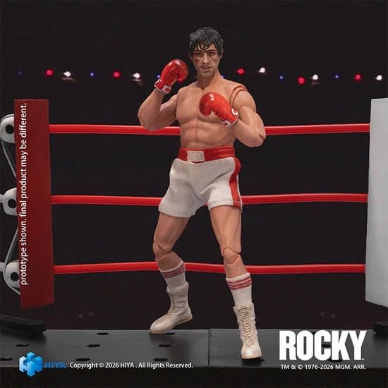 Hiya Toys Steps Into the Ring With Rocky Balboa 1/12 Scale Figure