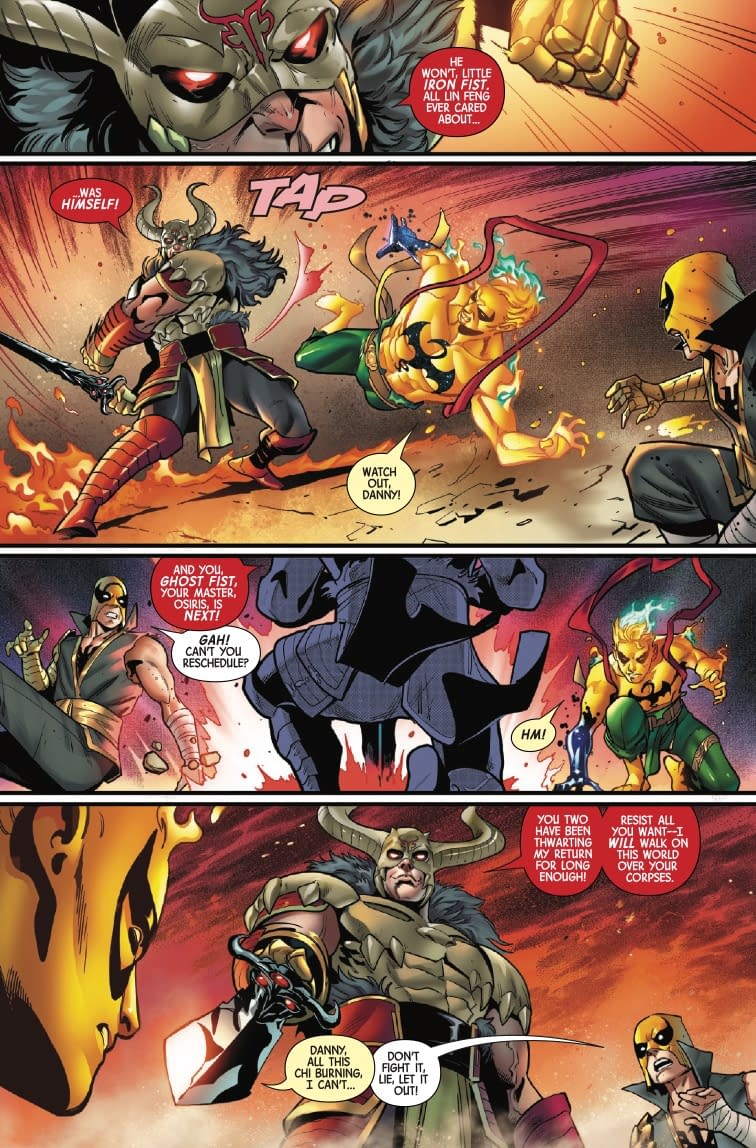 Deadly Hands of K'un-lun #5 Preview: Sibling Rivalry Strikes