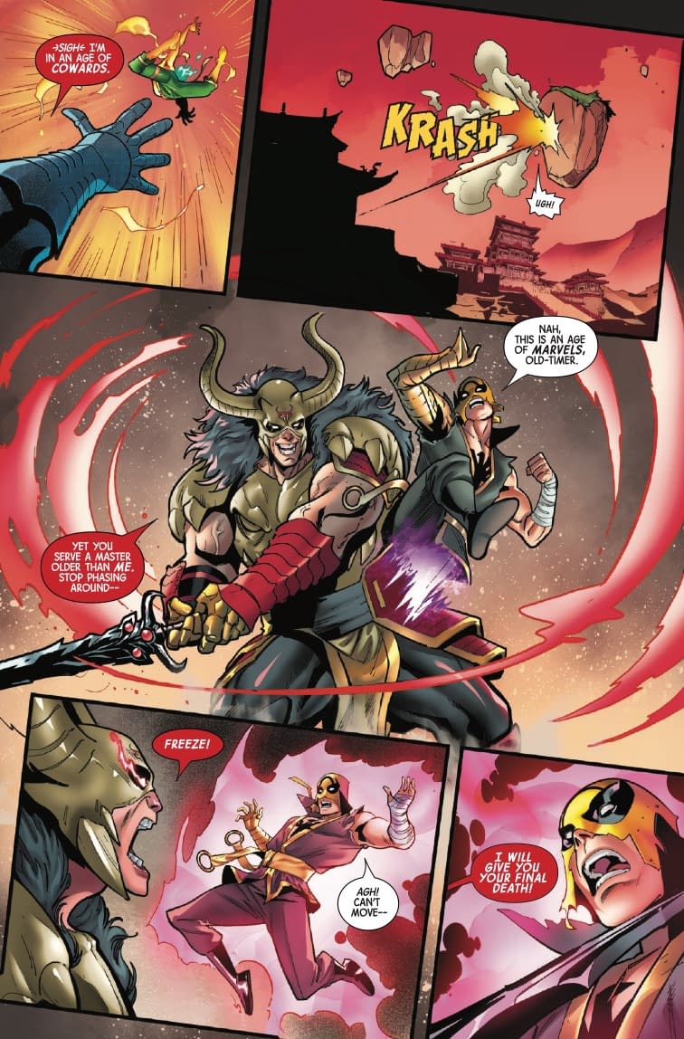 Deadly Hands of K'un-lun #5 Preview: Sibling Rivalry Strikes