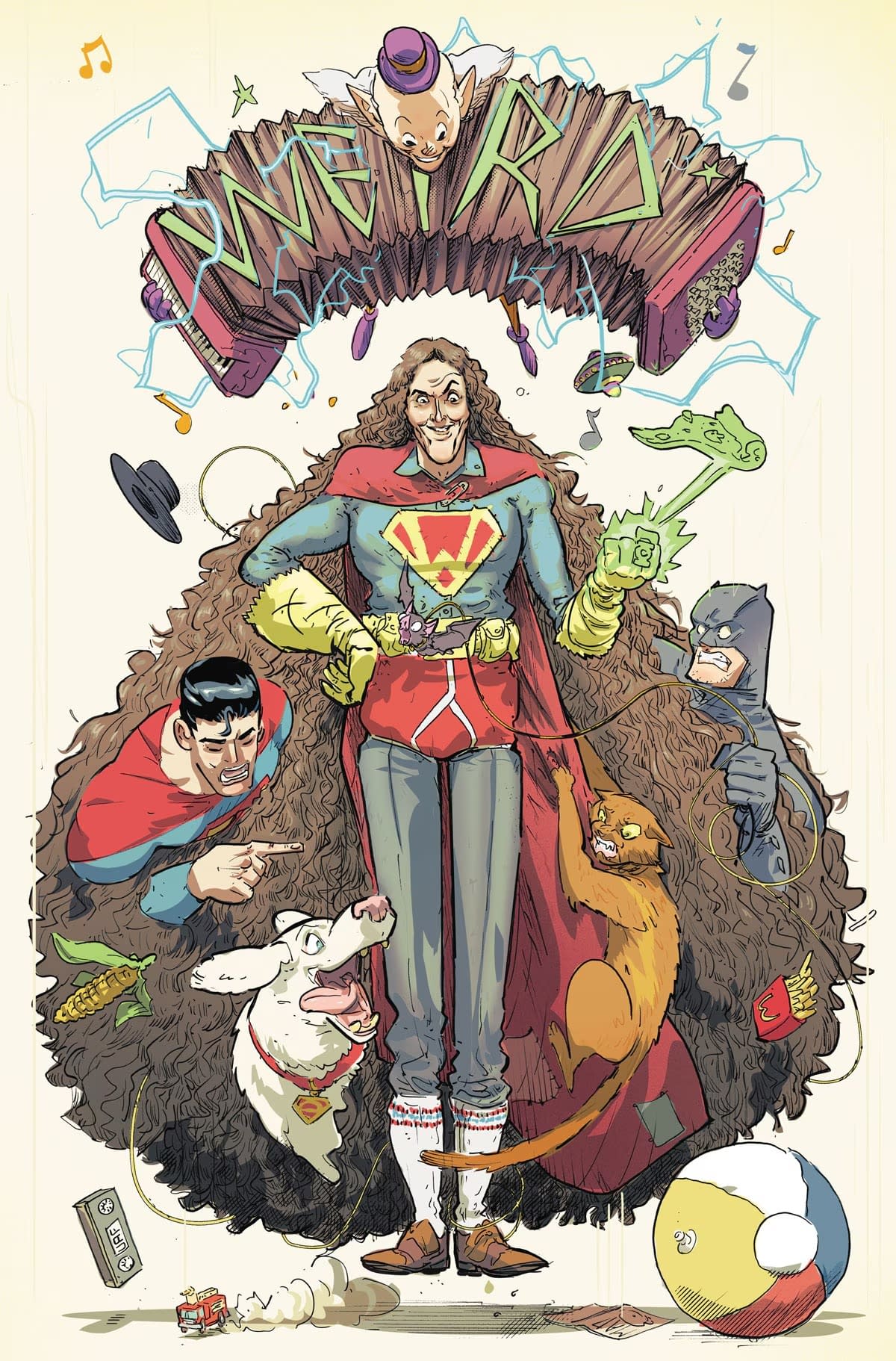 Batman, Superman & Weird Al Yankovic in DC Comics' World’s Weirdest
