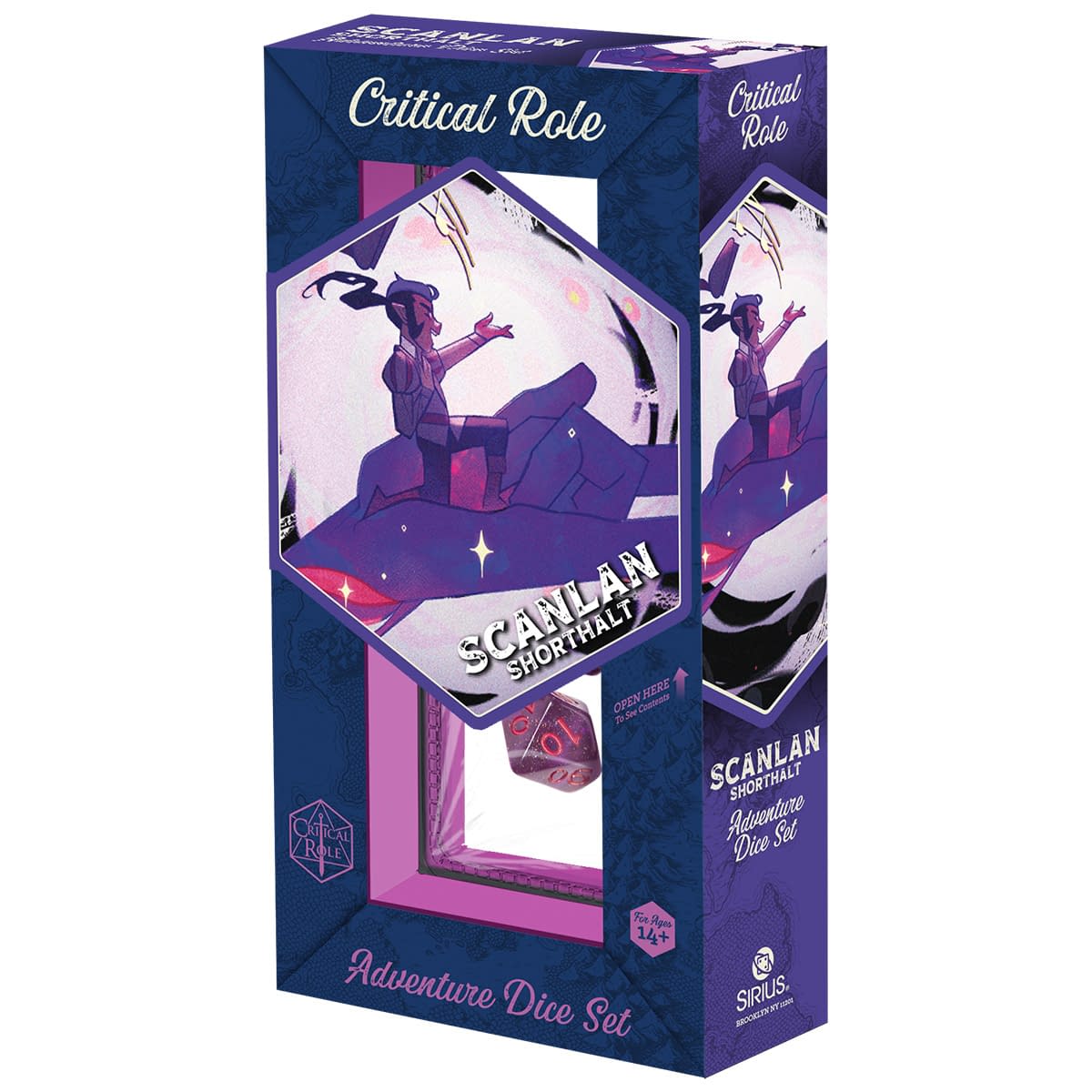 Sirius Dice Reveals Critical Role Vox Machina Adventure Dice Sets