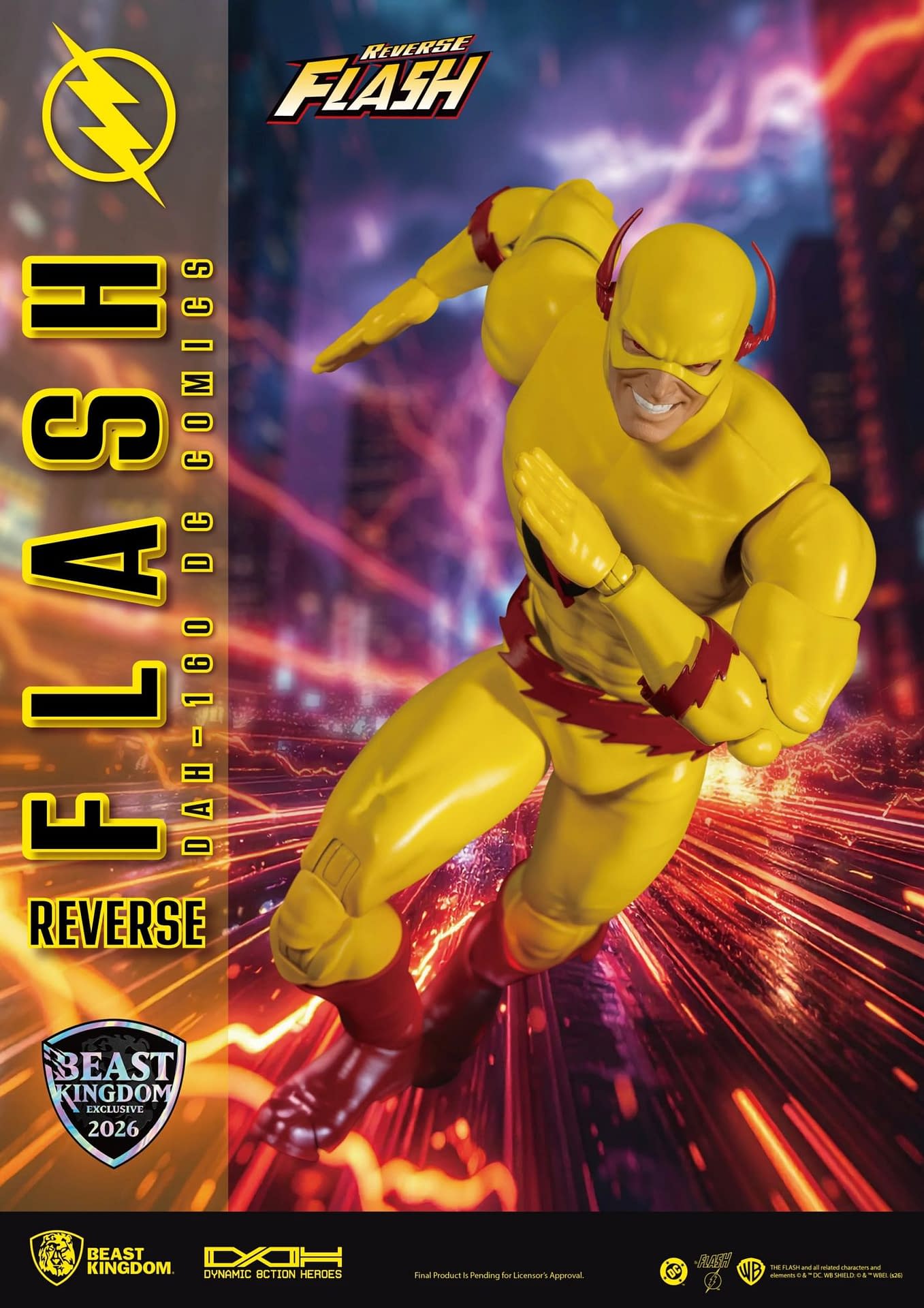 Reverse-Flash Races for Revenge with Beast Kingdom SDCC Exclusive