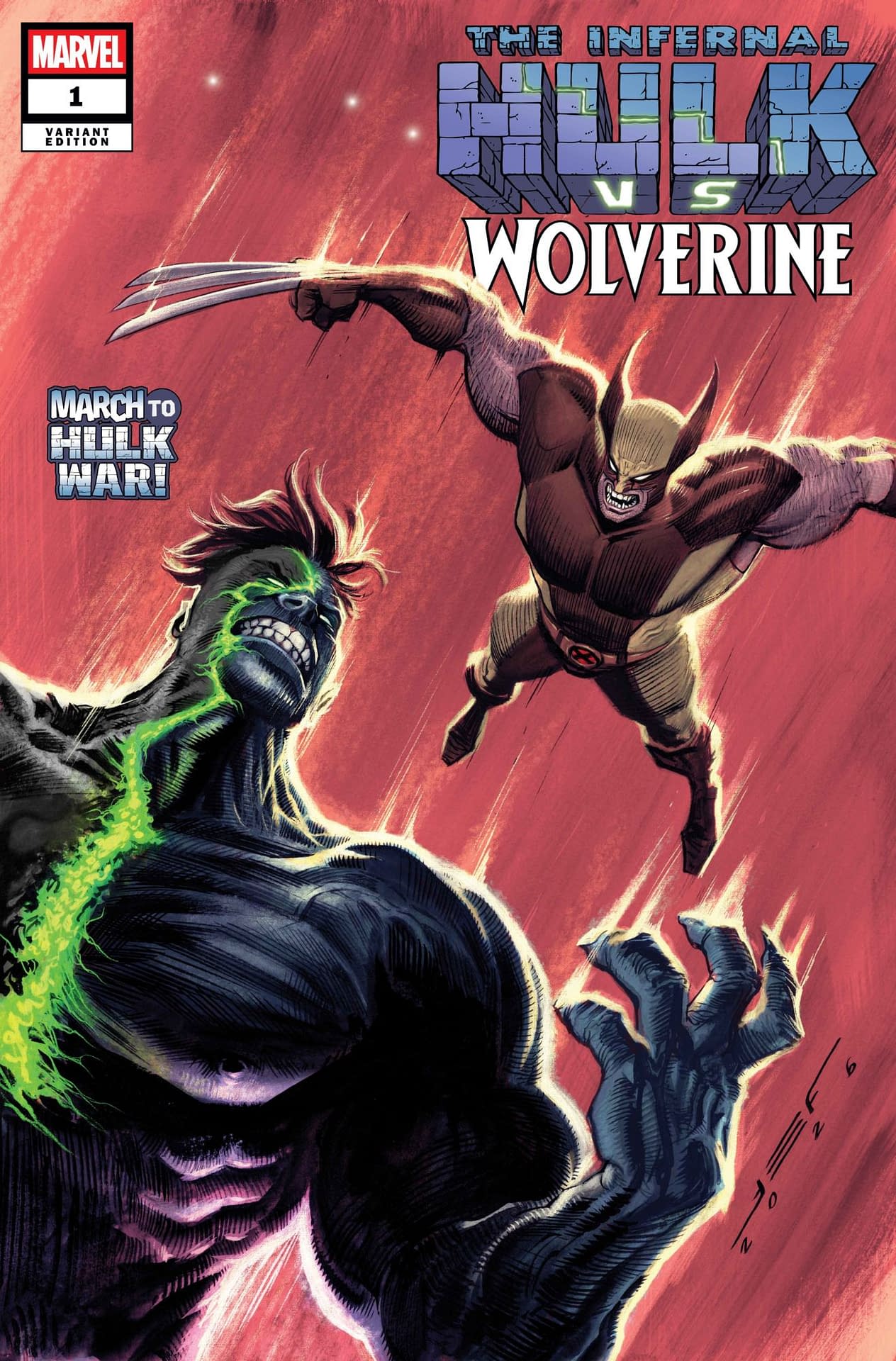 Infernal Hulk Vs Wolverine Ahead Of Hulk War Event