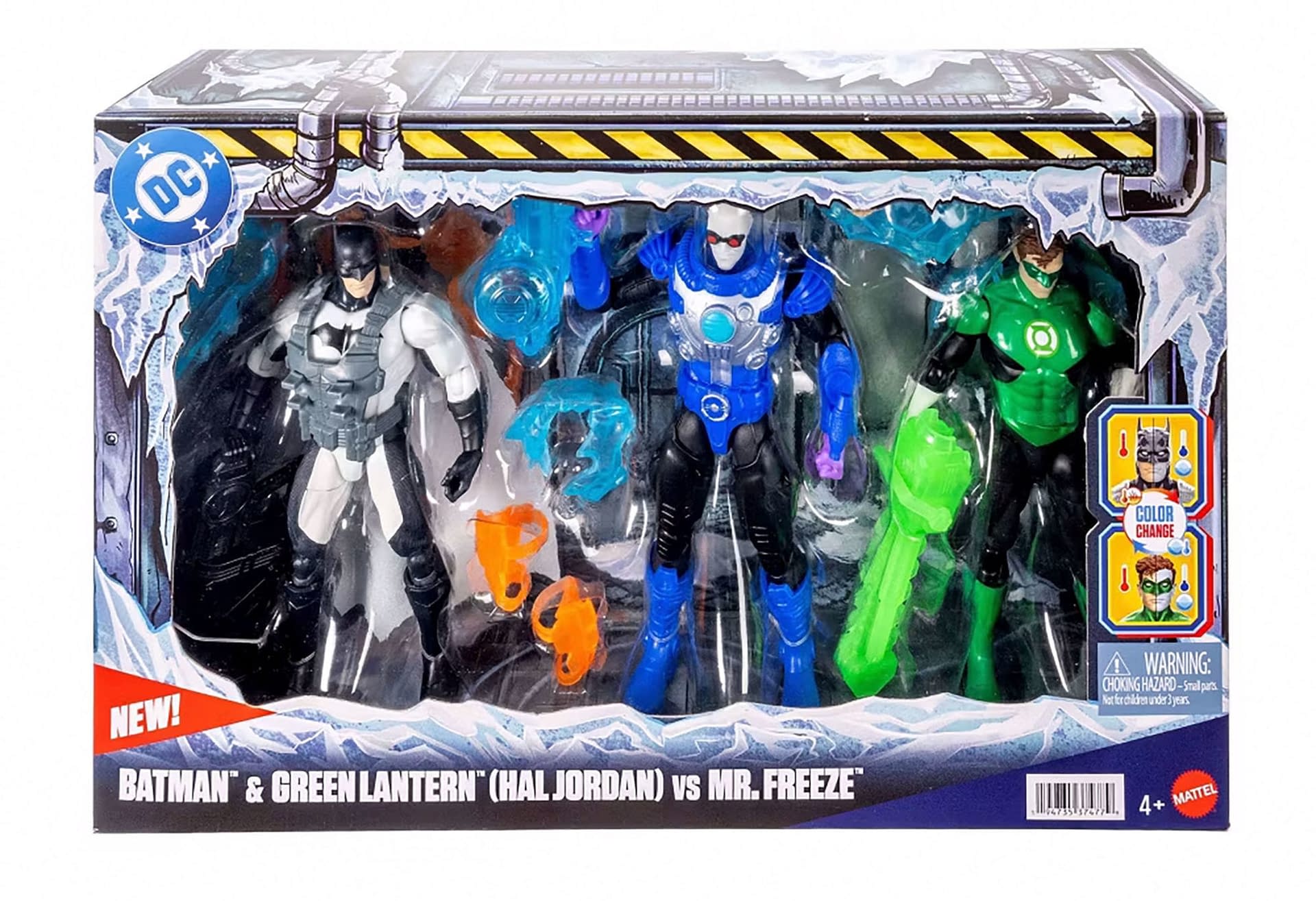 Mr. Freeze Takes On the Justice League with Mattel DC Comics 3-Pack