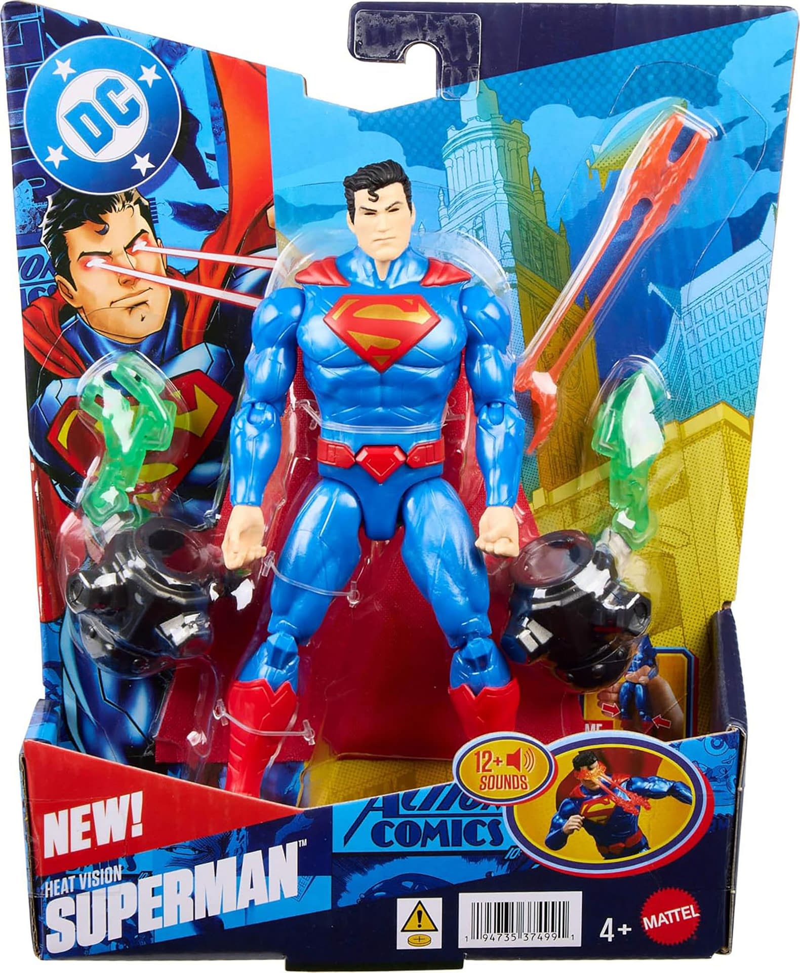 Superman Brings The Heat Vision with New Light-Up Mattel Figure