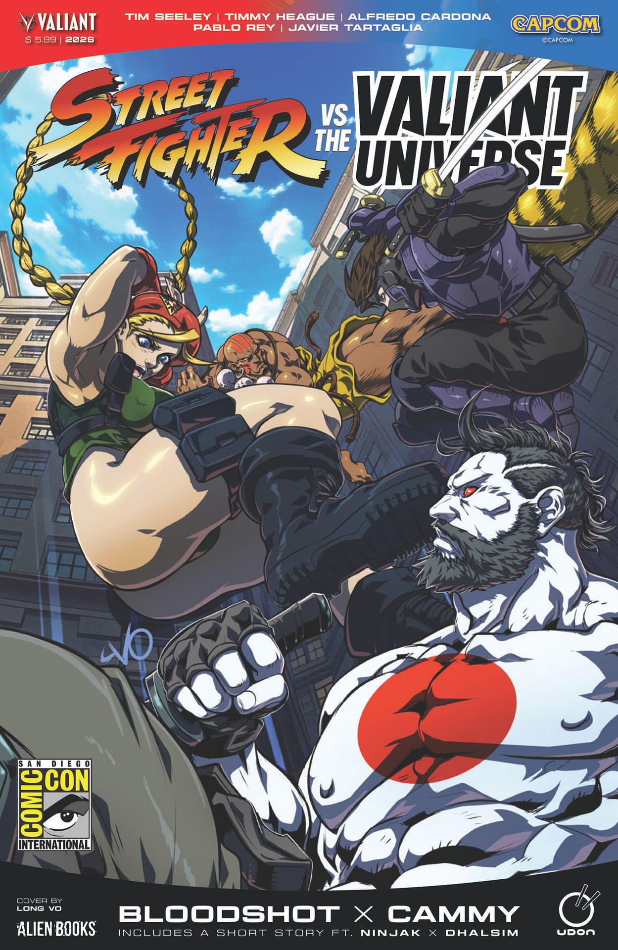 Street Fighter Vs The Valiant Universe Launches at San Diego Comic-Con