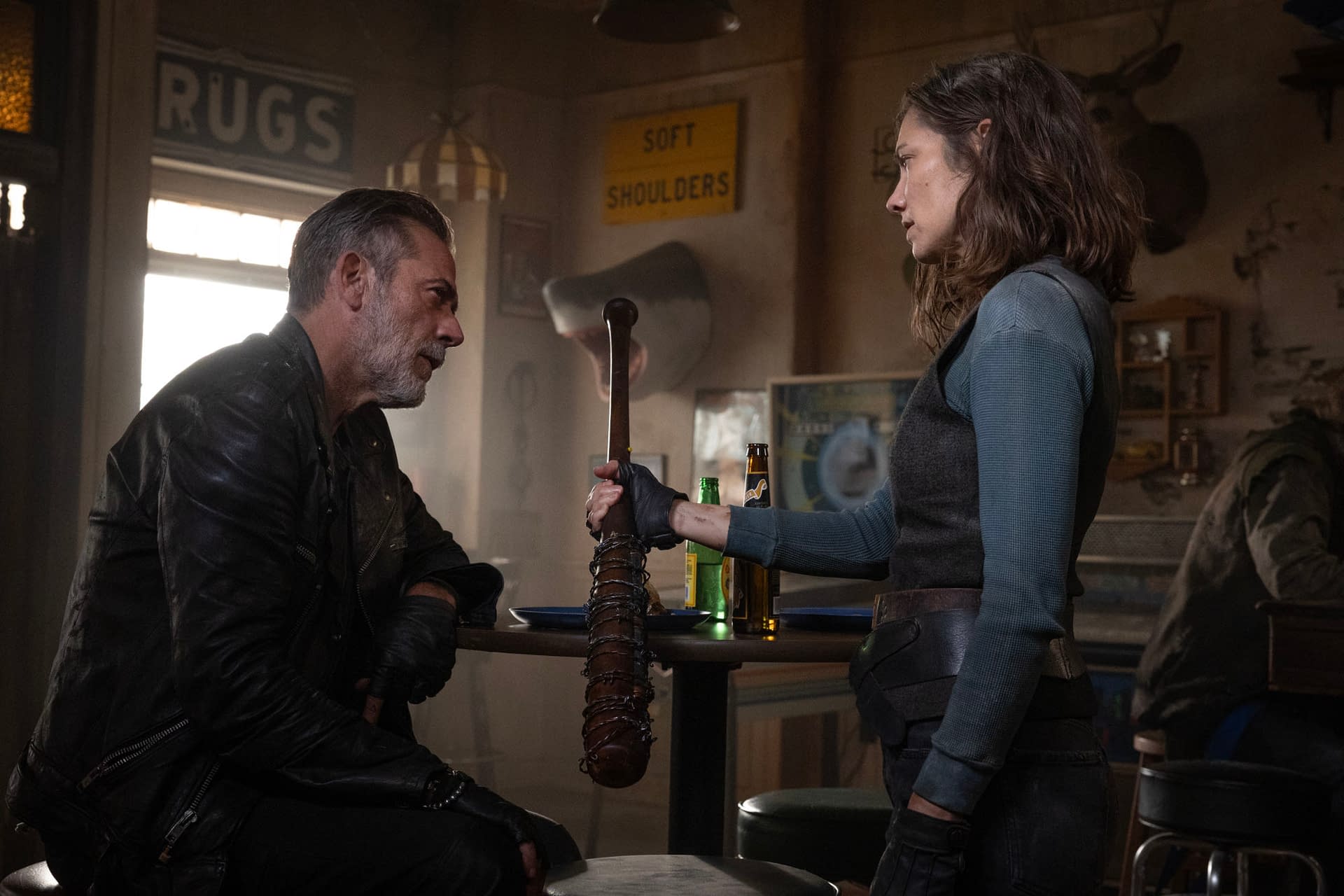 The Walking Dead: Dead City S03 Poster: Negan & Maggie Run This Town