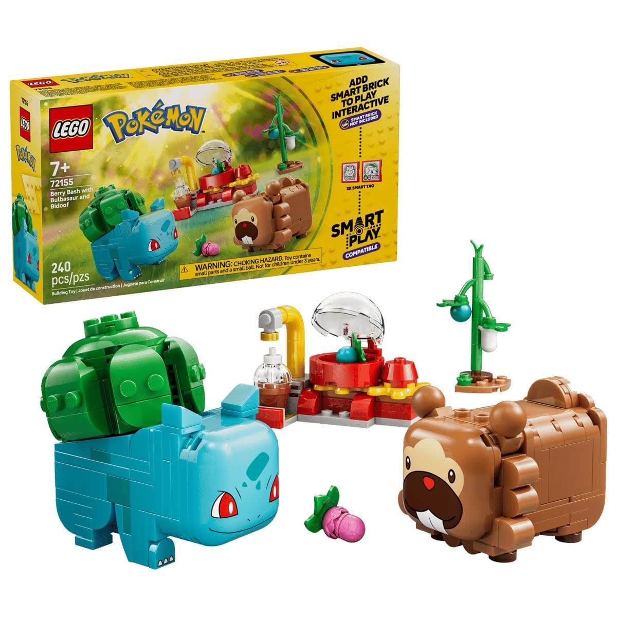 It’s a Bulbasaur & Bidoof Berry Bash with LEGO Next Pokémon Set