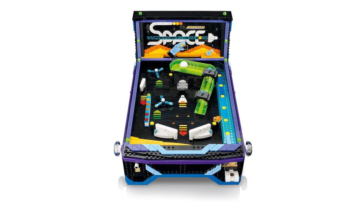LEGO Rewinds the Clock with New ICONS Arcade Pinball Machine Set