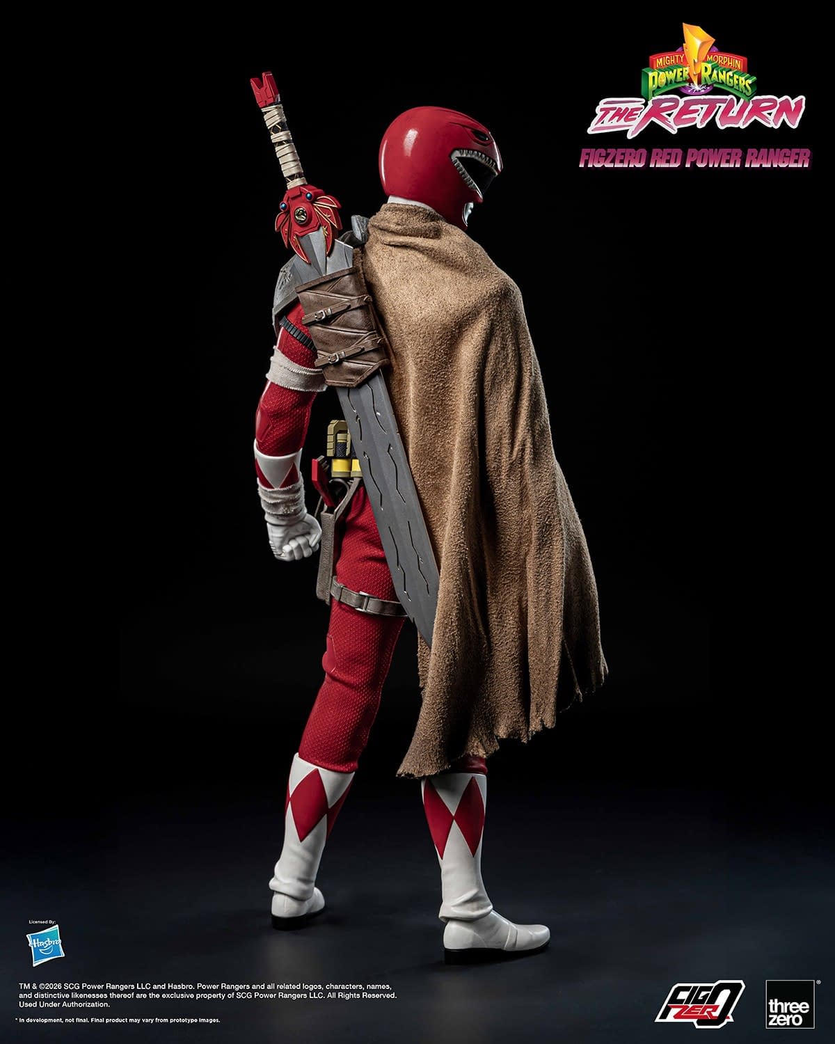 Threezero Reveals Mighty Morphin Power Rangers: The Return Red Ranger