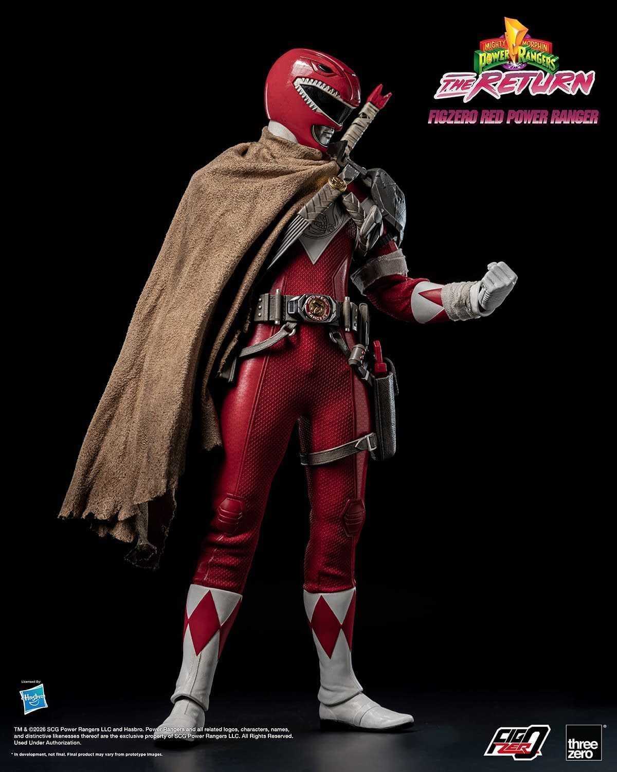 Threezero Reveals Mighty Morphin Power Rangers: The Return Red Ranger
