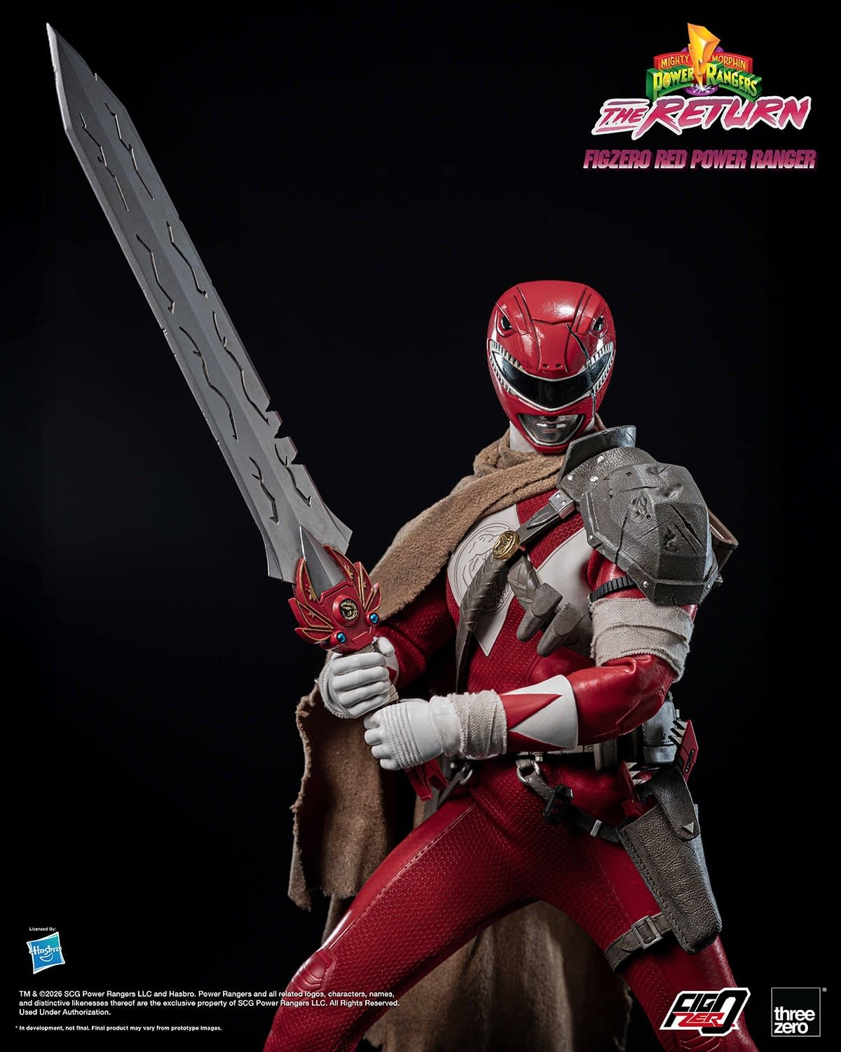 Threezero Reveals Mighty Morphin Power Rangers: The Return Red Ranger