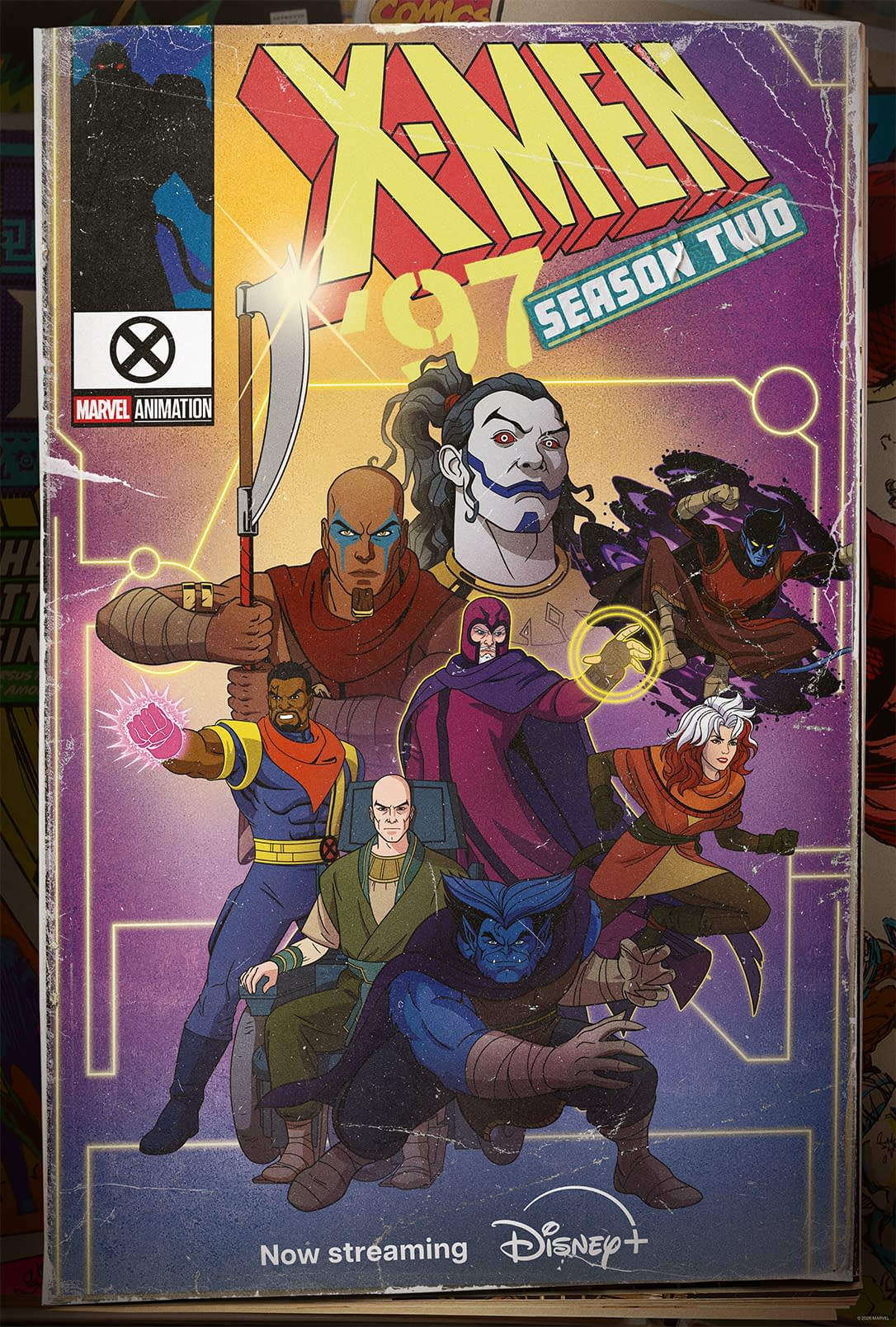 X-Men '97 Offers Season 2 Key Art Poster Homage to Marvel Comics