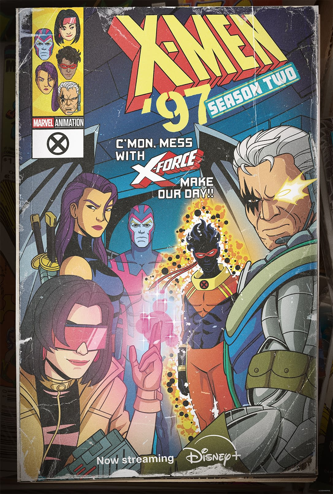 X-Men '97 Offers Season 2 Key Art Poster Homage to Marvel Comics