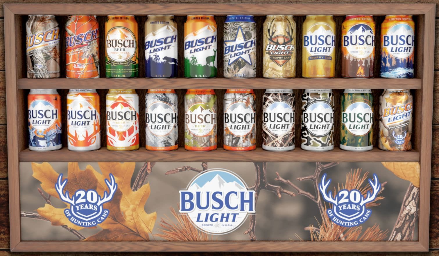 Busch Light Rolls Out 20th Anniversary Hunting Cans