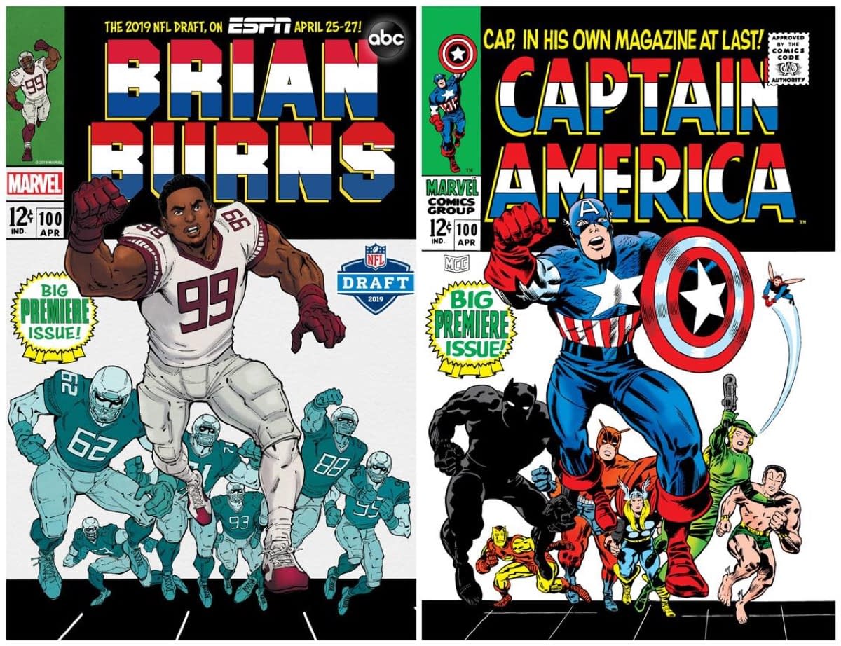 NFL SuperPro: Marvel and ESPN Homage Classic Comic Covers for Football ...