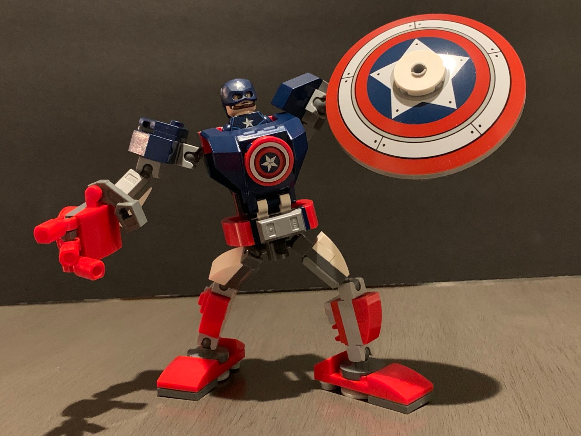 Let's Take A Look At The LEGO Captain America Mech Armor Set