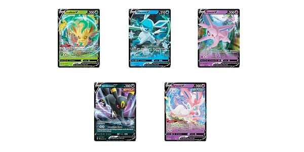 These Are The Eeveelution V In Pokémon TCG: Evolving Skies