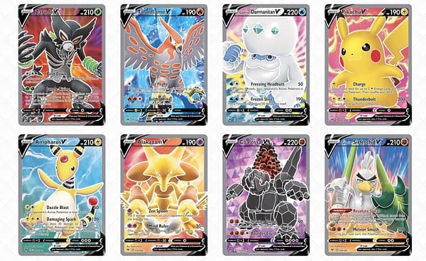 The Full Art Pokémon V Cards Of Pokémon TCG: Vivid Voltage