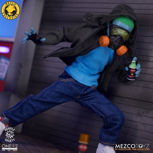 Last Call For Rumble Society Hoodz: Vapor Figure From Mezco Toyz