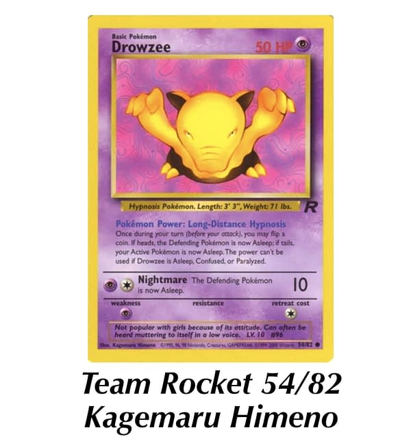 TCG Spotlight: Some Of The Best Drowzee Pokémon Cards