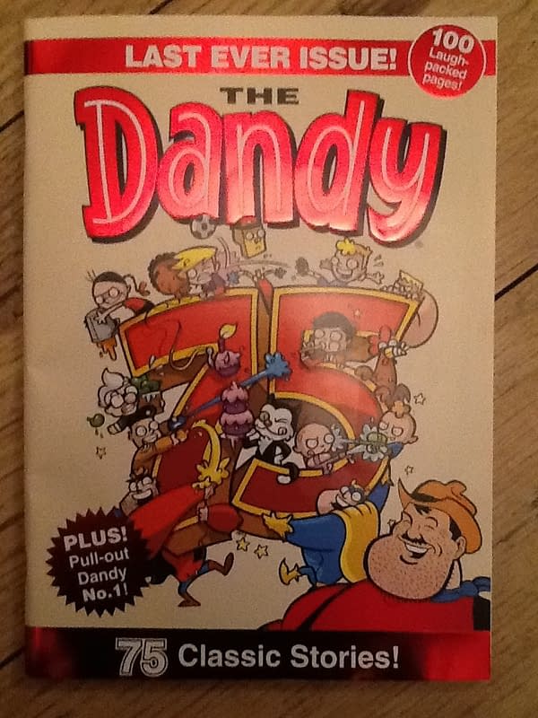 The Cover To The Final Issue Of The Dandy - In Print