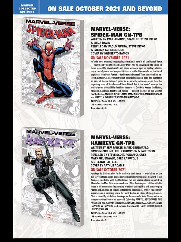 Full Marvel Comics September 2021 Solicits and Solicitations