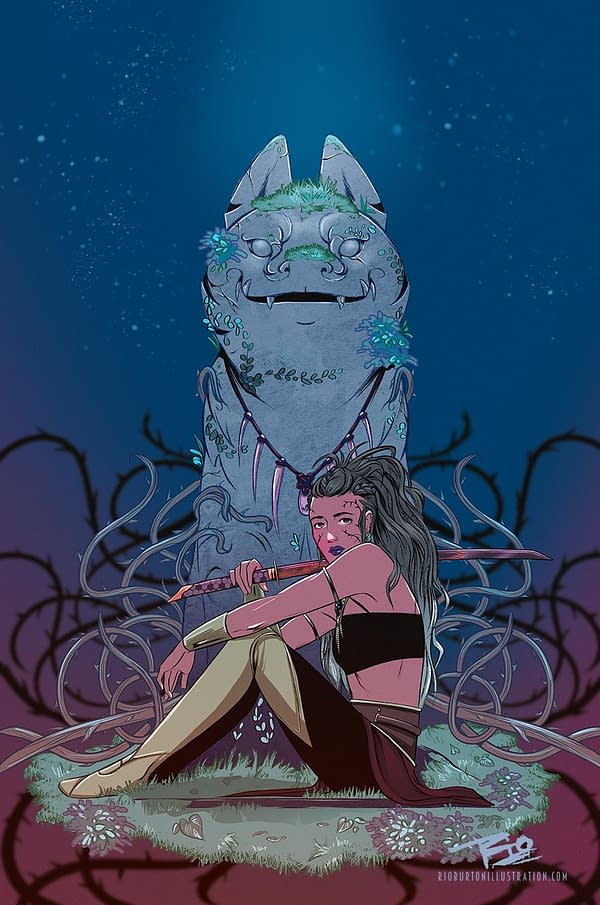 Pat Shand & Rio Burton's Azza The Barbed From Scout Comics