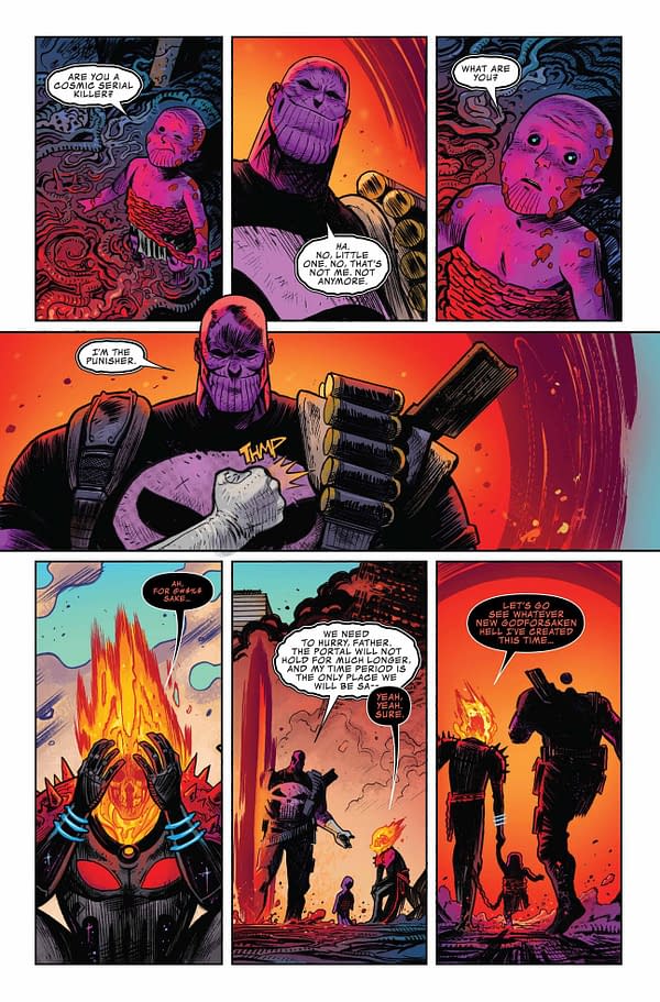Cosmic Ghost Rider Makes Thanos the Image of Himself