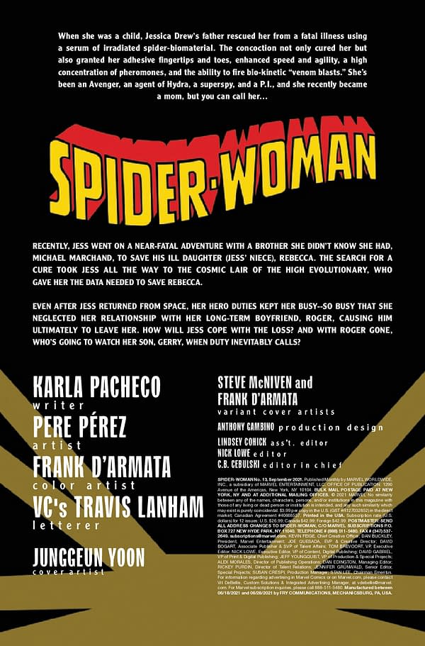 All This for a Floppy Disk? Spider-Woman #13 [Preview]