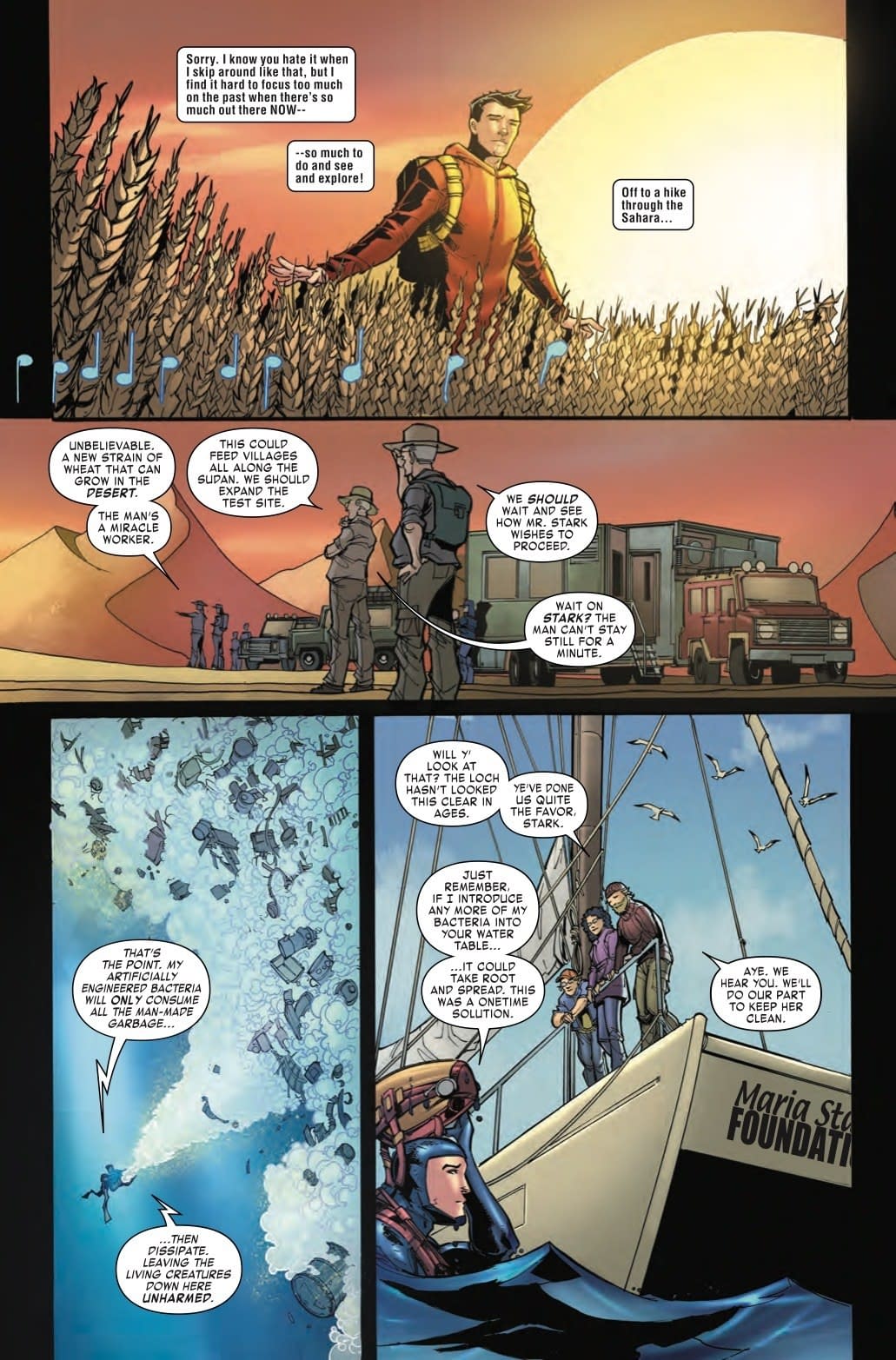 Arno Stark with a Cure for Loneliness? A Tony Stark Iron Man #5 Preview