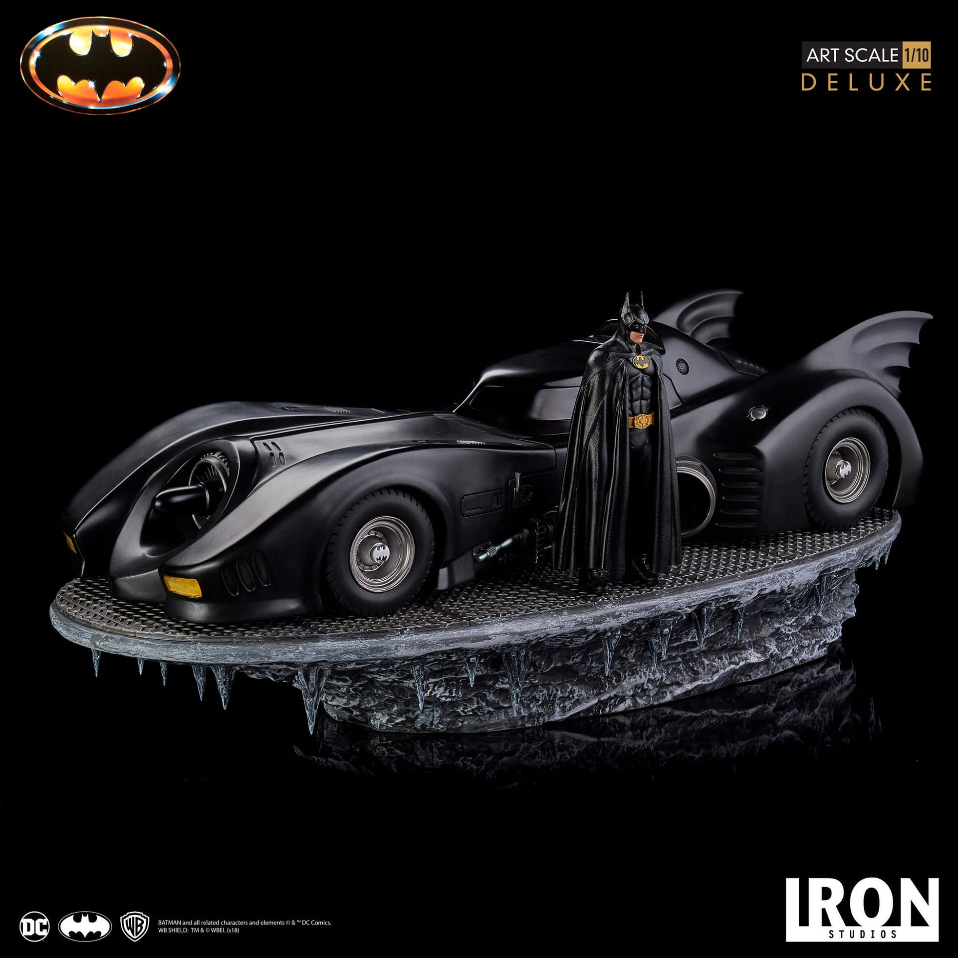 "Batmobile 89" Hits the Streets Again With New Iron Studios Art Scale