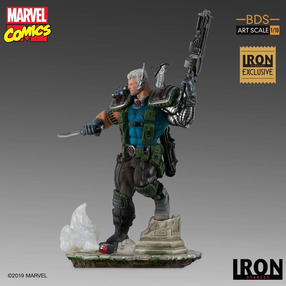 Cable Travels to 2019 with Iron Studios Exclusive Statue