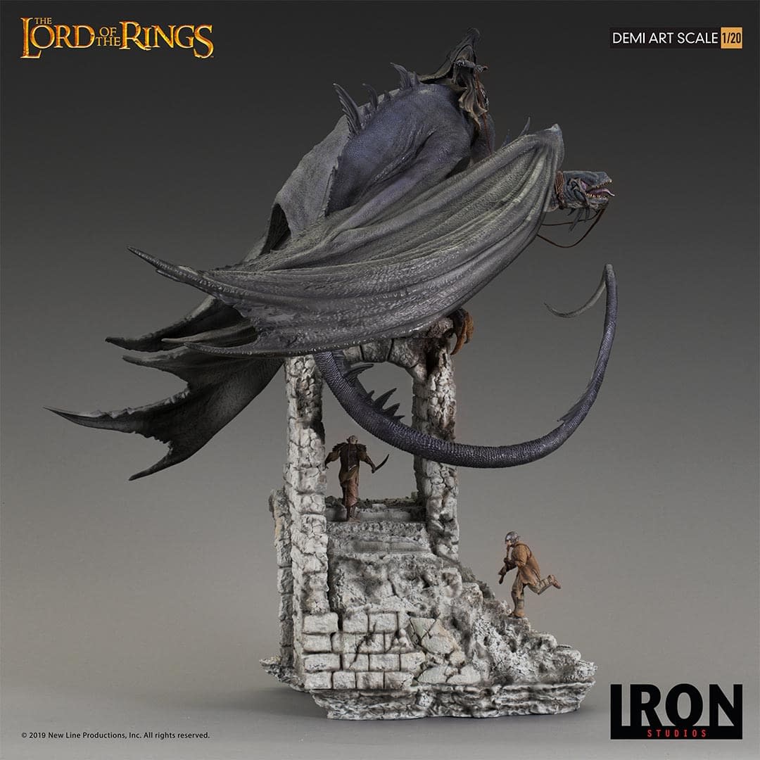 Lord of the Rings Gets a Fell Beast from Iron Studios
