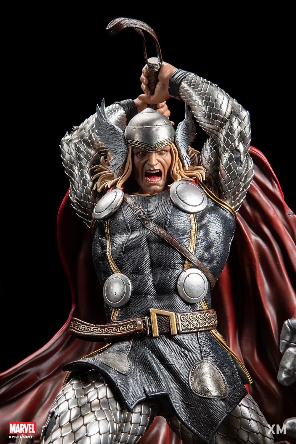 Thor Puts His Hammer Down in His New Modern XM Studios Statue