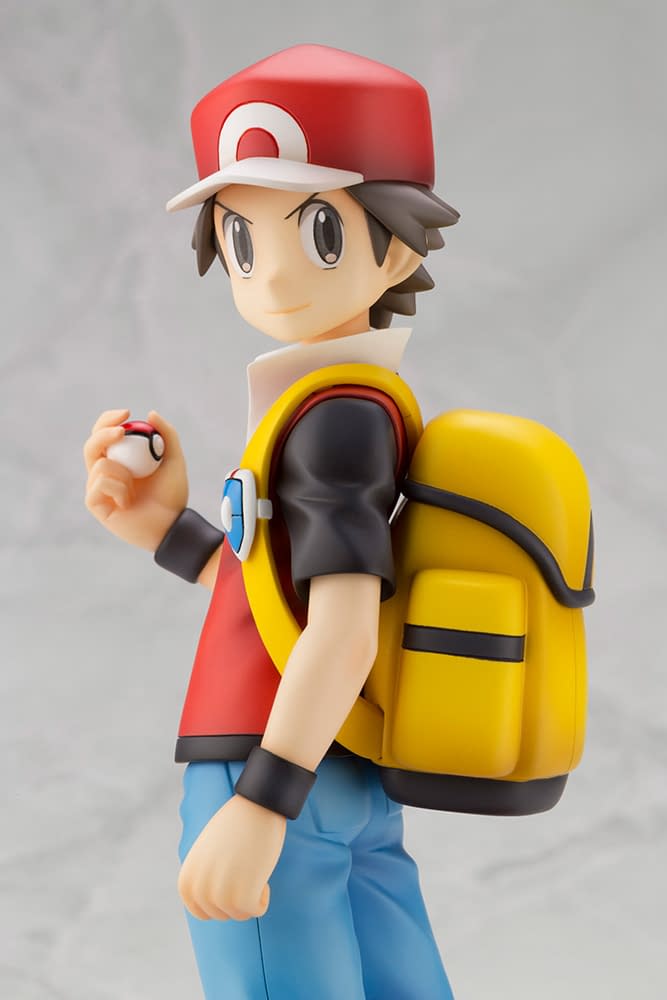 Pokemon Trainer Red Levels Up Charmander with Kotobukiya