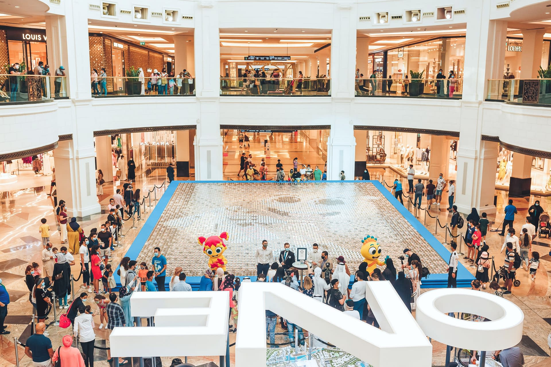 Funko Gets Guinness World Record for Largest Mosaic in Dubai