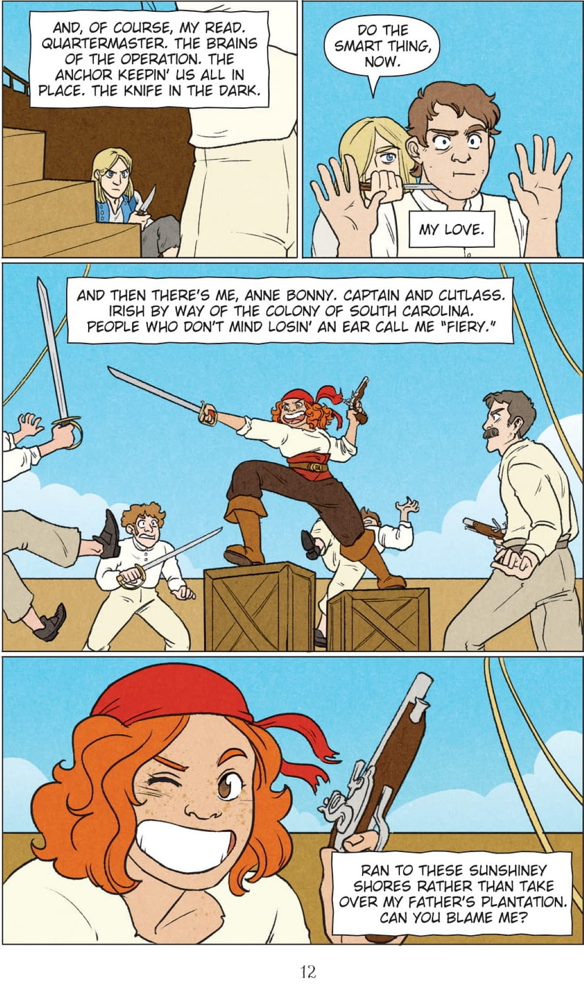 Pirates Anne Bonny and Mary Read Get A Graphic Novel, Tell No Tales
