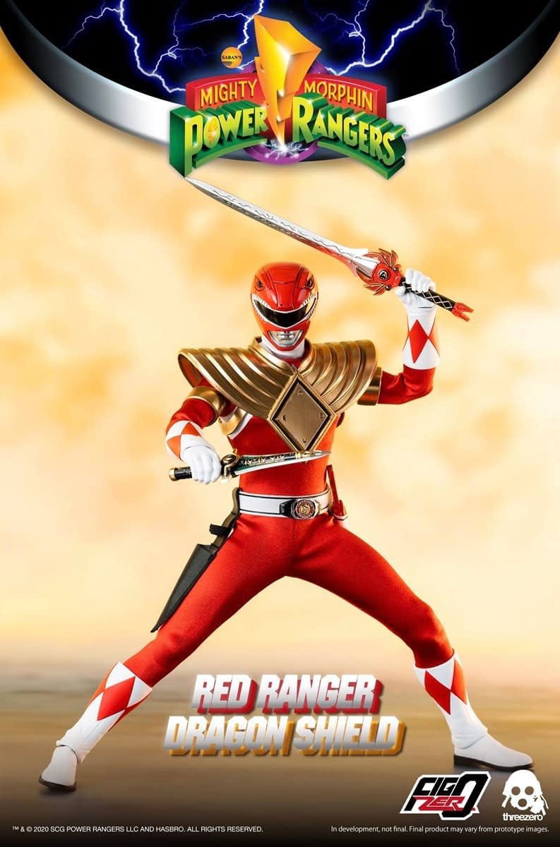 Power Rangers Dragon Shield Red Ranger Arrives From Threezero