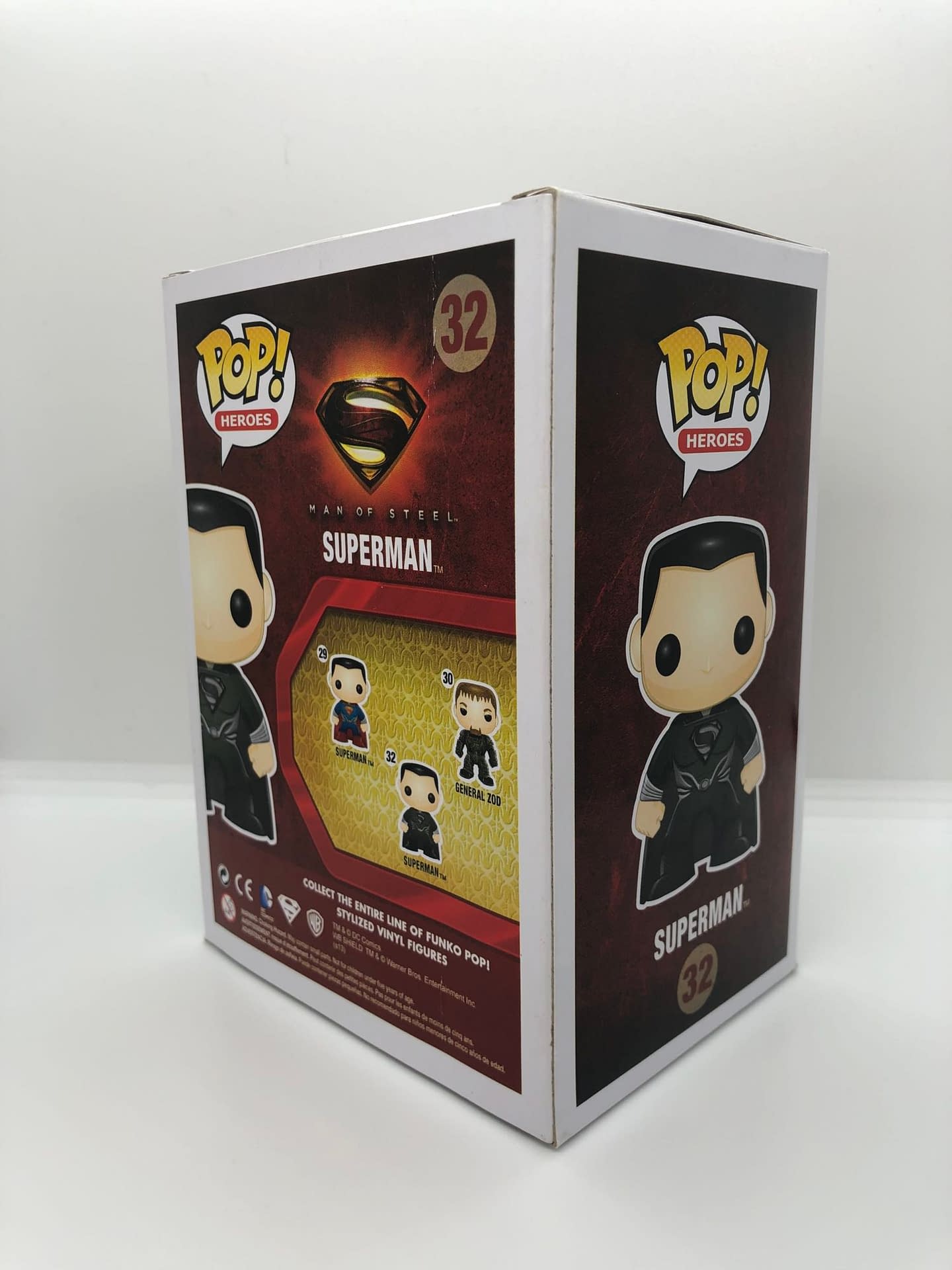 Funko Pop Throwback: SDCC 2015 Man of Steel - Black Suit Superman
