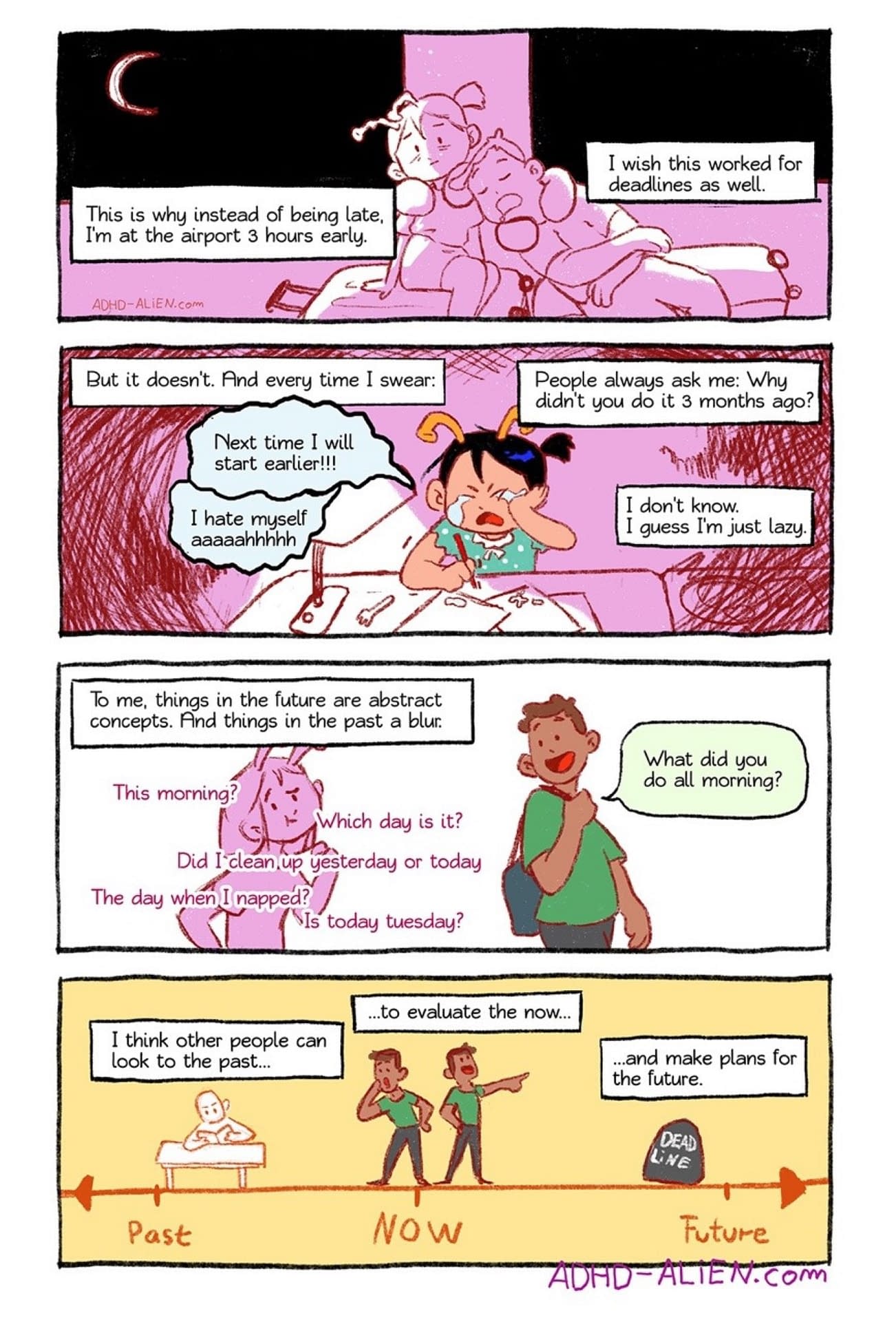 Pina Varnel's Webcomic, ADHD Alien, Sold As Graphic Novel From Dial