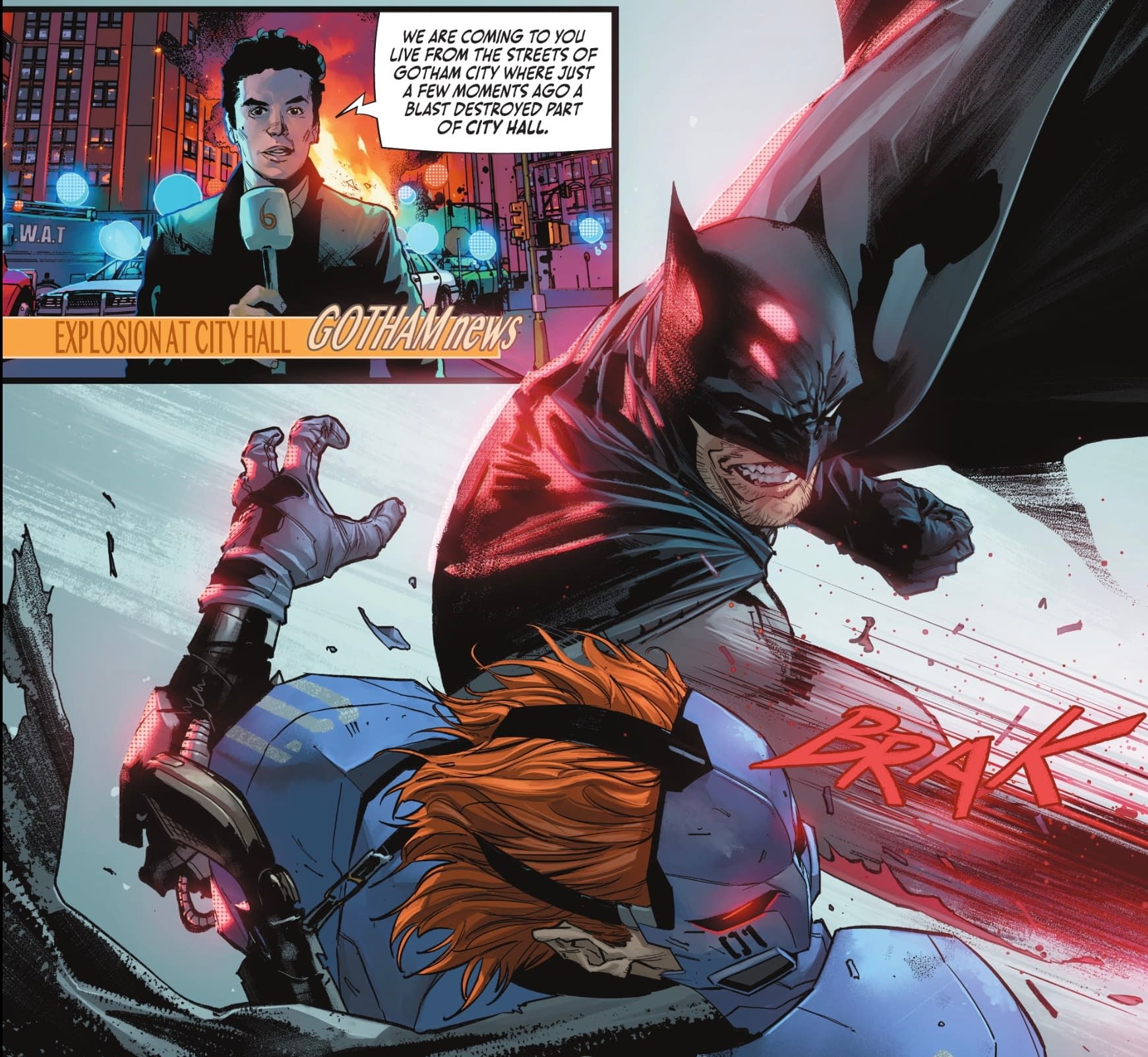 Spoilers: Peacekeeper-01 Exposed in All Manner of Ways in Batman #110