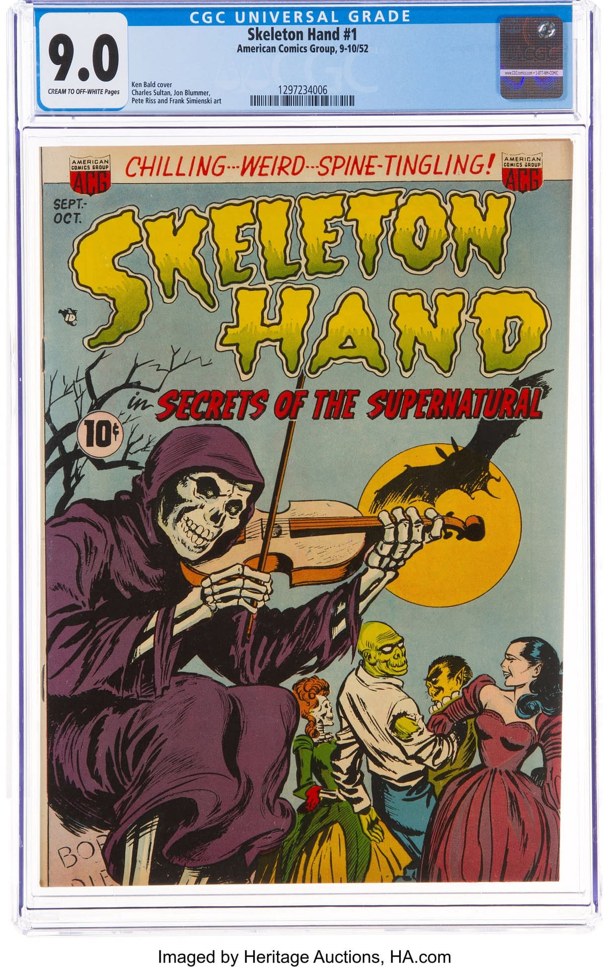 The Chill Chatter of ACG's Skeleton Hand #1, Up for Auction
