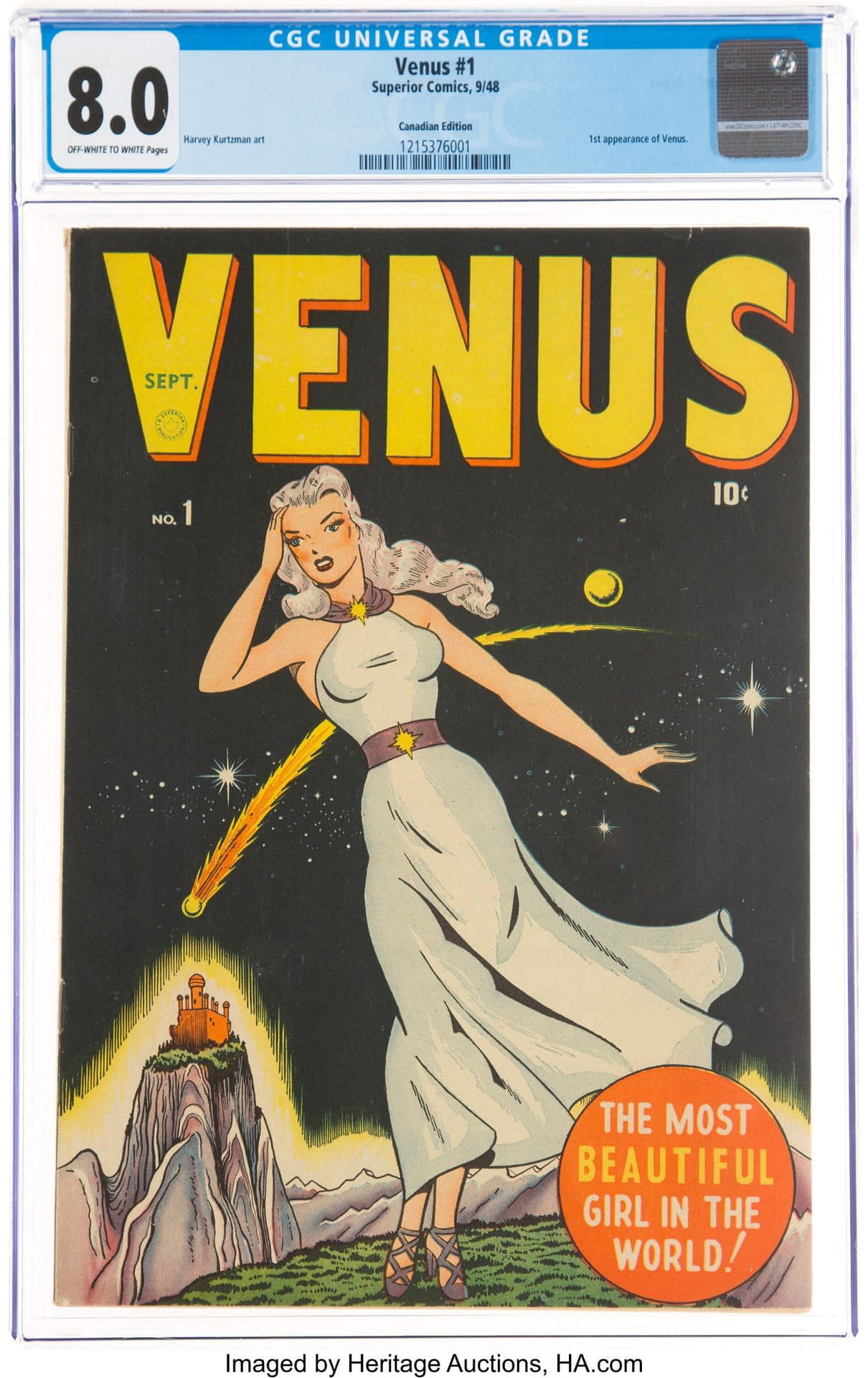The Mysterious Debut of Marvel's Venus, Up for Auction