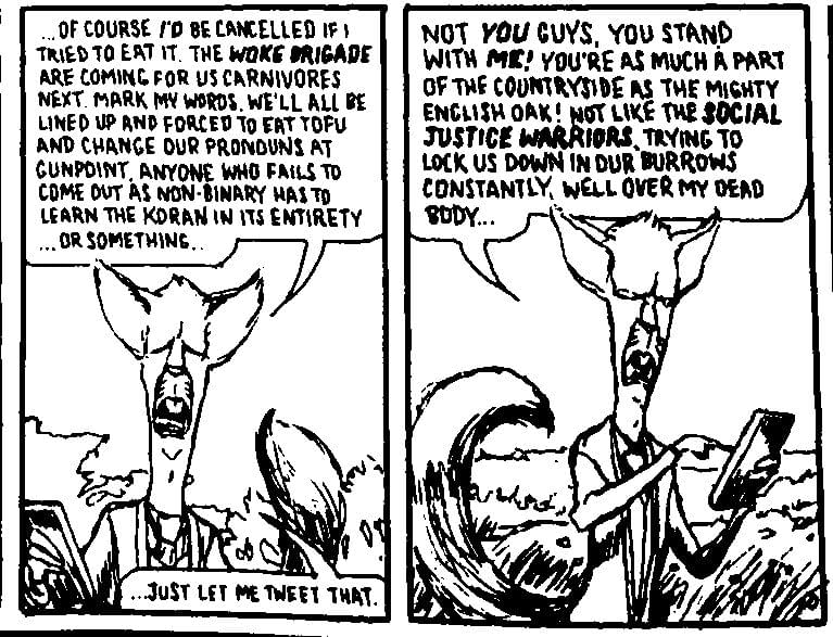 Laurence Fox Becomes A Viz Comic Book Character