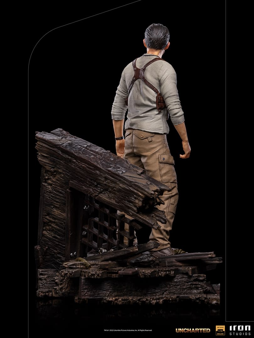 Uncharted Treasure Hunter Nathan Drake Explores Iron Studios