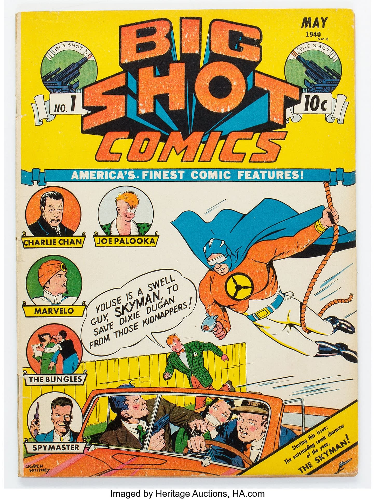The Golden Age Legends in Big Shot Comics Up for Auction